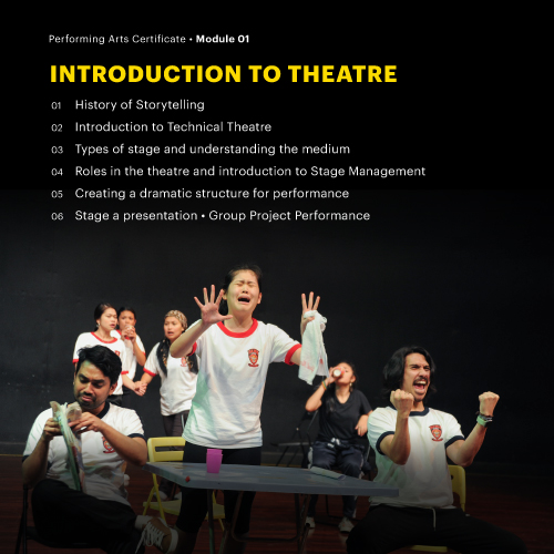 Performing Arts Certificate | Enfiniti Academy